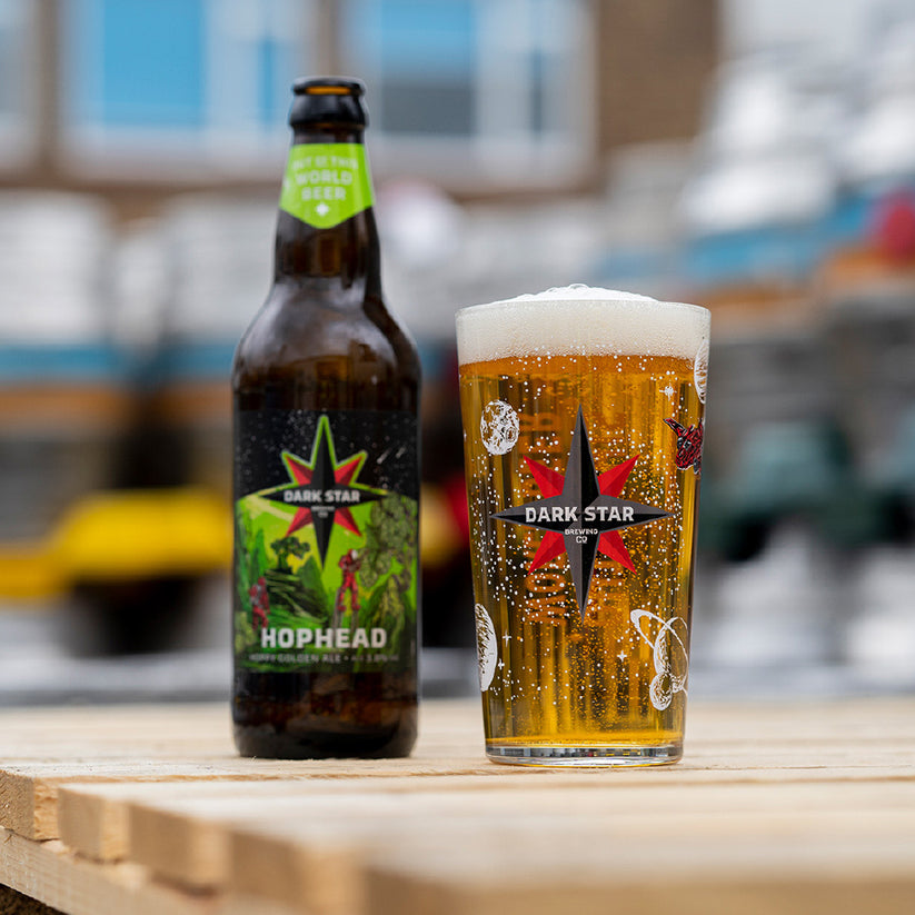 Dark Star Hophead Golden Ale 8X 500ml Bottle – Dark Star Brewing Co.